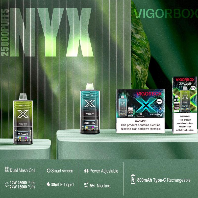 VIGORBOX NYX 25K PUFFS – Rider Vapes